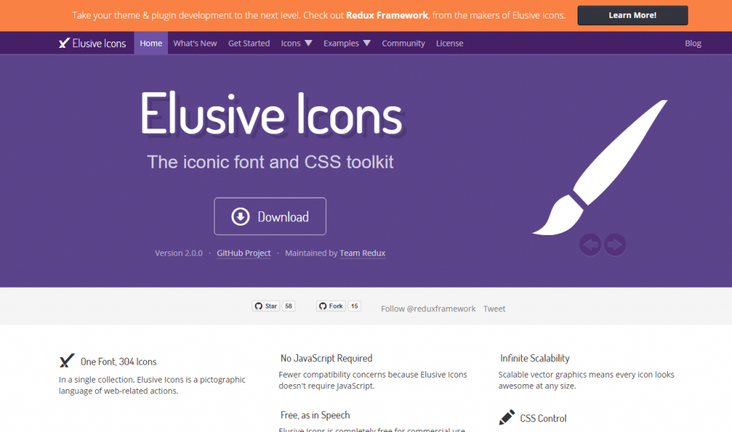 Elusive Icons : Bootstrap için 270 şık vektör ikonlar – Selim AKYÜZ